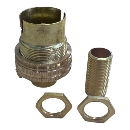 Jeani Brass Lamp Holder Un Switched Bayonet BC Bulb Holder 1/2 ...