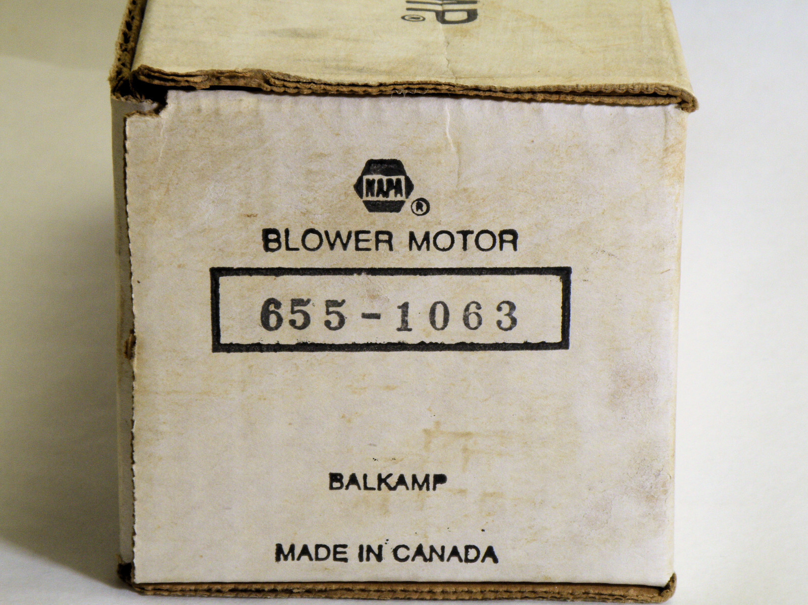 Heater motor, NAPA-Balkamp, 12VDC, 655-1063 | eBay