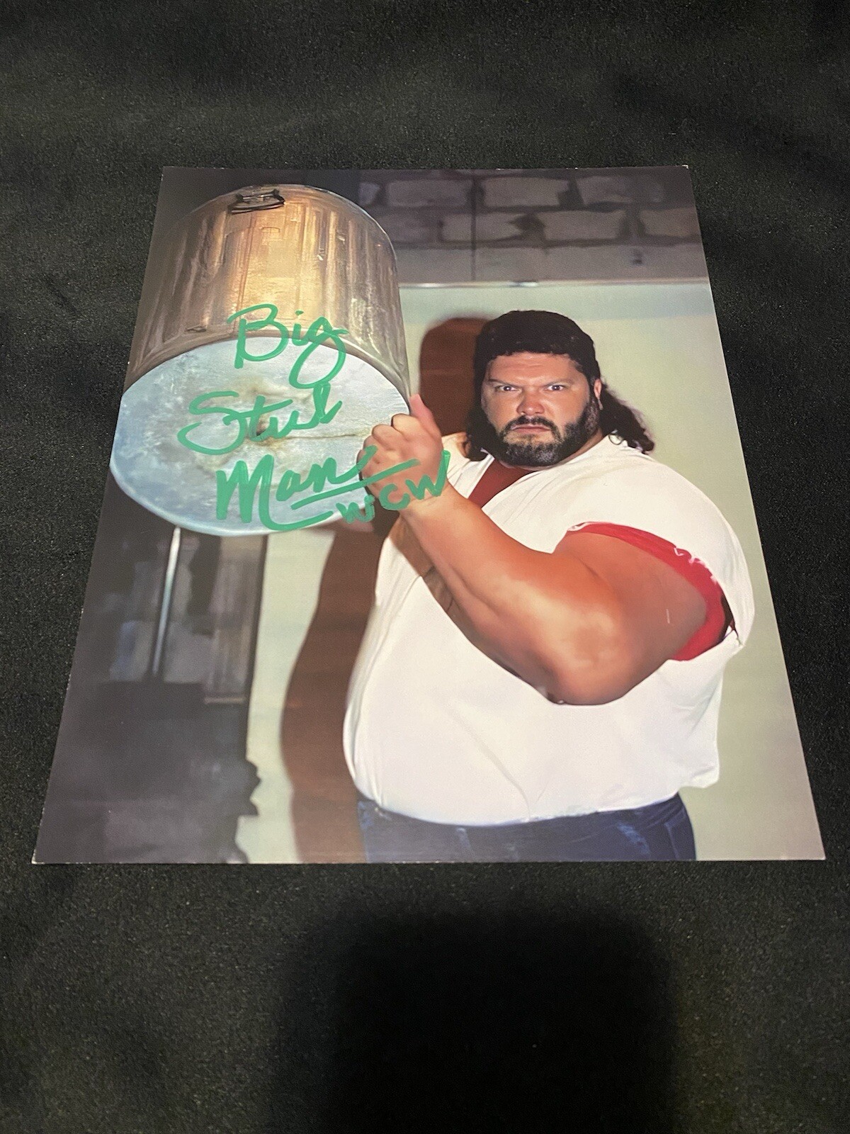 Big Steel Man Fred Ottman WCW Autographed 8x10 WWE NWA TNA AEW | eBay