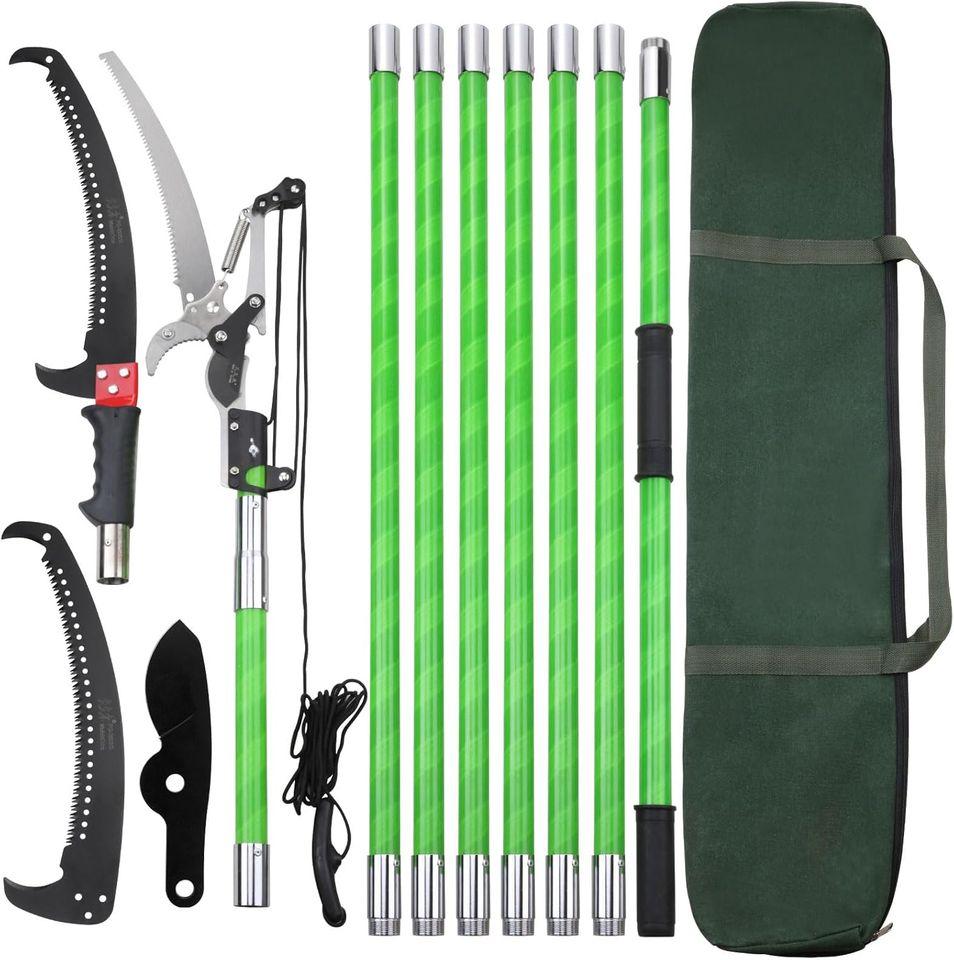 27 Feet Tree Pole Pruner Manual Branches Trimmer Tree Branch Garden ...