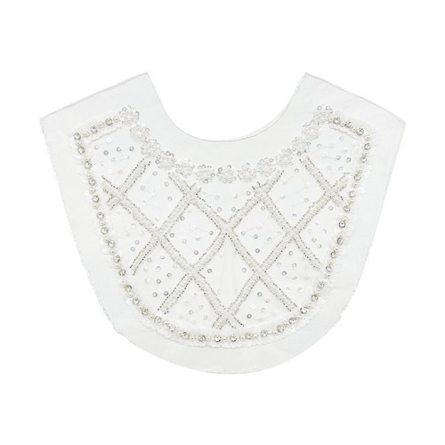 Collar Insignia Embroidery Decoration Front Collar Dress Blouse Decor ...