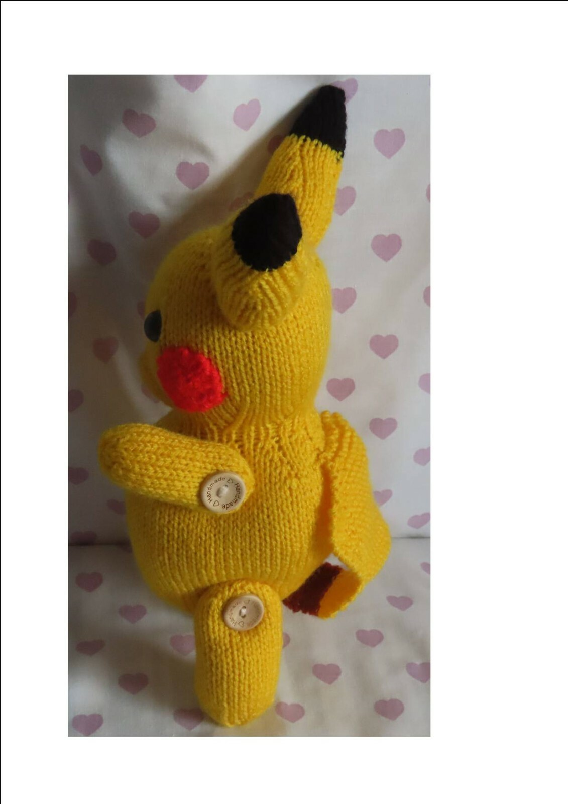 Pikachu knitting pattern | eBay UK