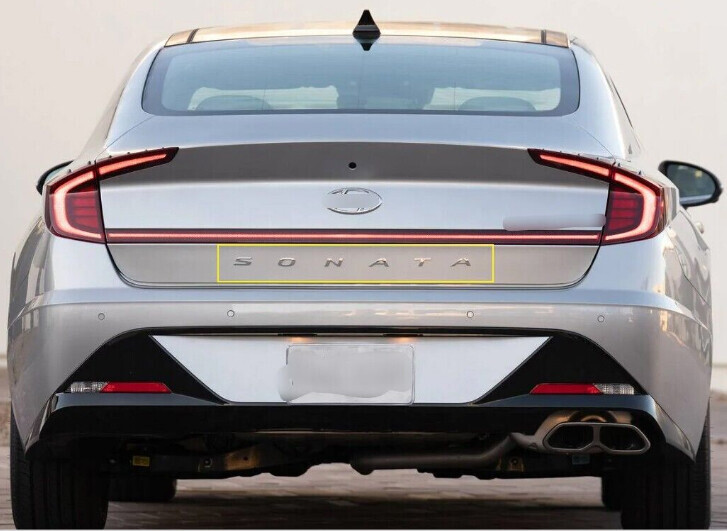 For Hyundai Sonata 2020-2023 Black Rear SONATA Emblem Badge Letters ...