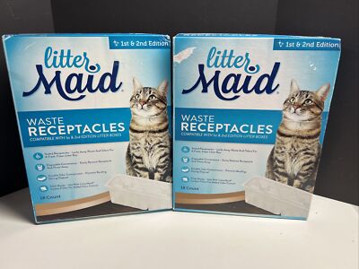 LitterMaid Litter Box Waste Receptacles 18 count 1st/2nd Edition box ...