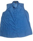 George Shirt Size XL/XG 16-18 Blouse Sleeveless Top Women’s Blue Dark ...