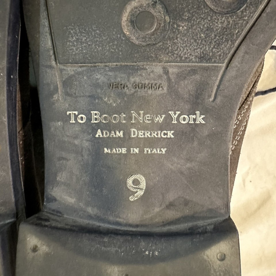 To Boot New York Adam Derrick Men’s Gray Suede Derby Chukka Boot Lace ...