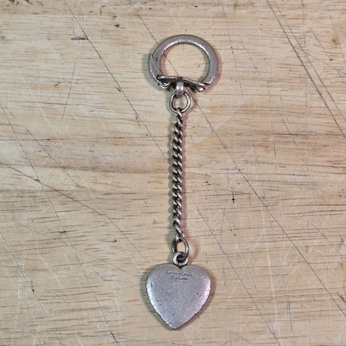 VTG Tiffany & Co. Engraved Heart Sterling Silver Keychain Fob Charm | eBay