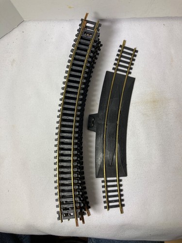 12 Pcs Bachmann HO Scale Train Curve Brass Track w/Rerailer #1770 | eBay