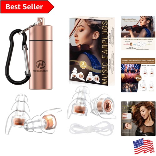Discrete Portable Ear Plugs with Aluminum Case - Stylish Hearing ...