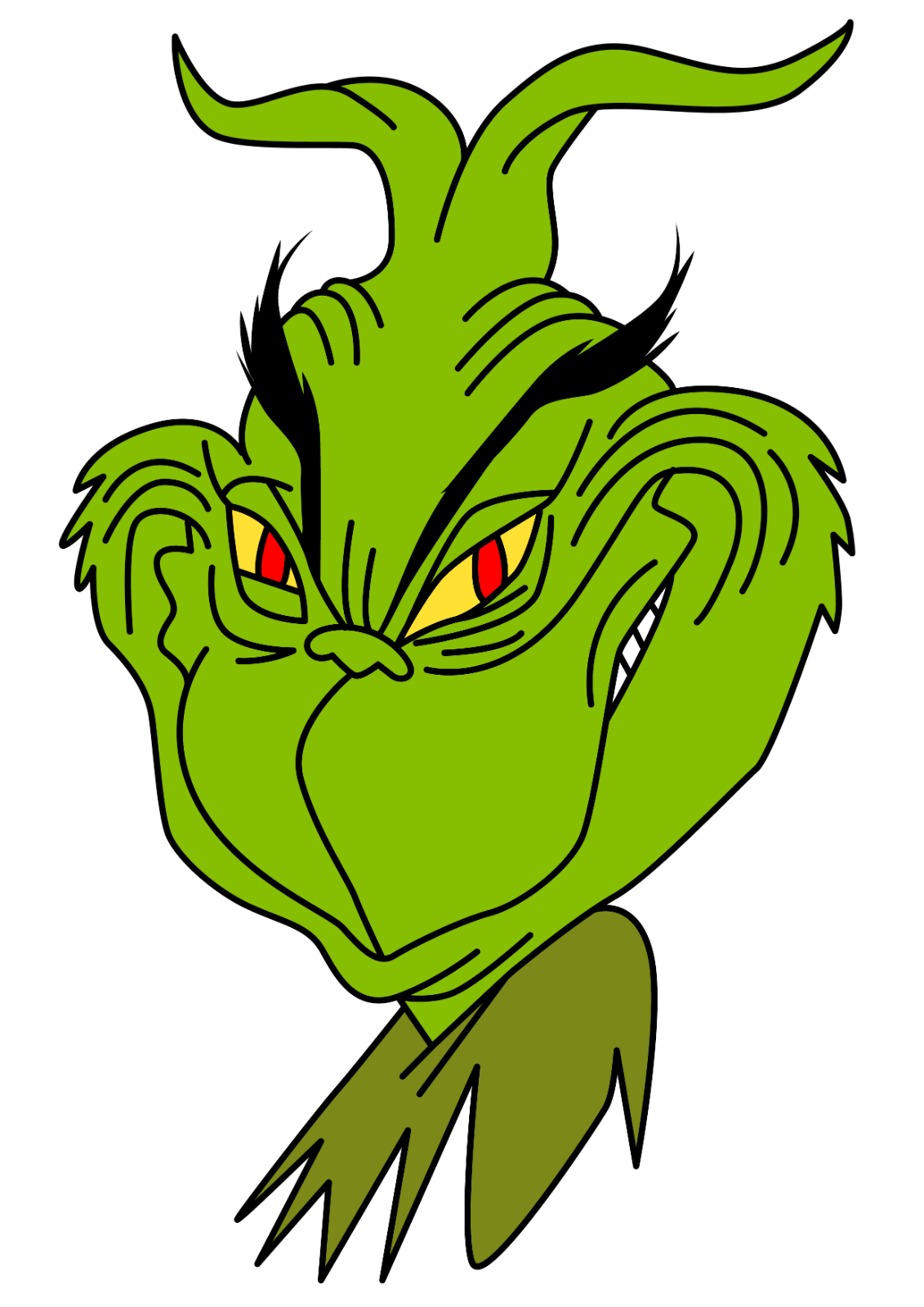 Grinch sticker weatherproof bumper vinyl decal | eBay