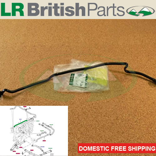 GENUINE LAND ROVER WATER HOSE RANGE ROVER 13-21 SPORT 14-22 2.0L PETROL ...