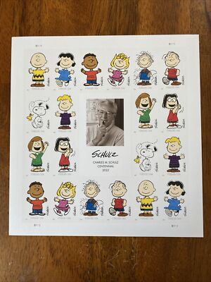 Forever Peanuts 2022 Postage Stamps 20 Count Full Sheet Mint Charles ...