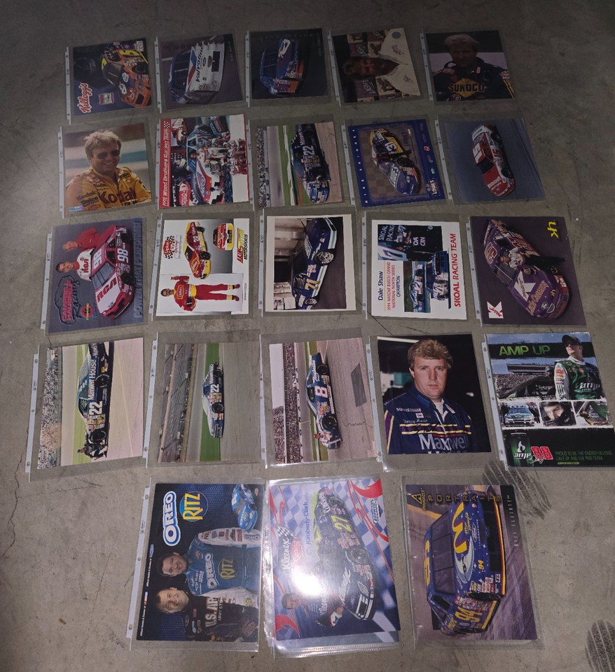43 NASCAR Driver Hero Cards Mixed Lot Photo Pit Cards Postcards | eBay