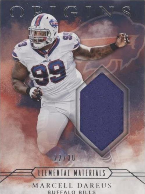 2016 Panini Origins - Elemental Material Marcell Dareus #18 /30 (MEM ...