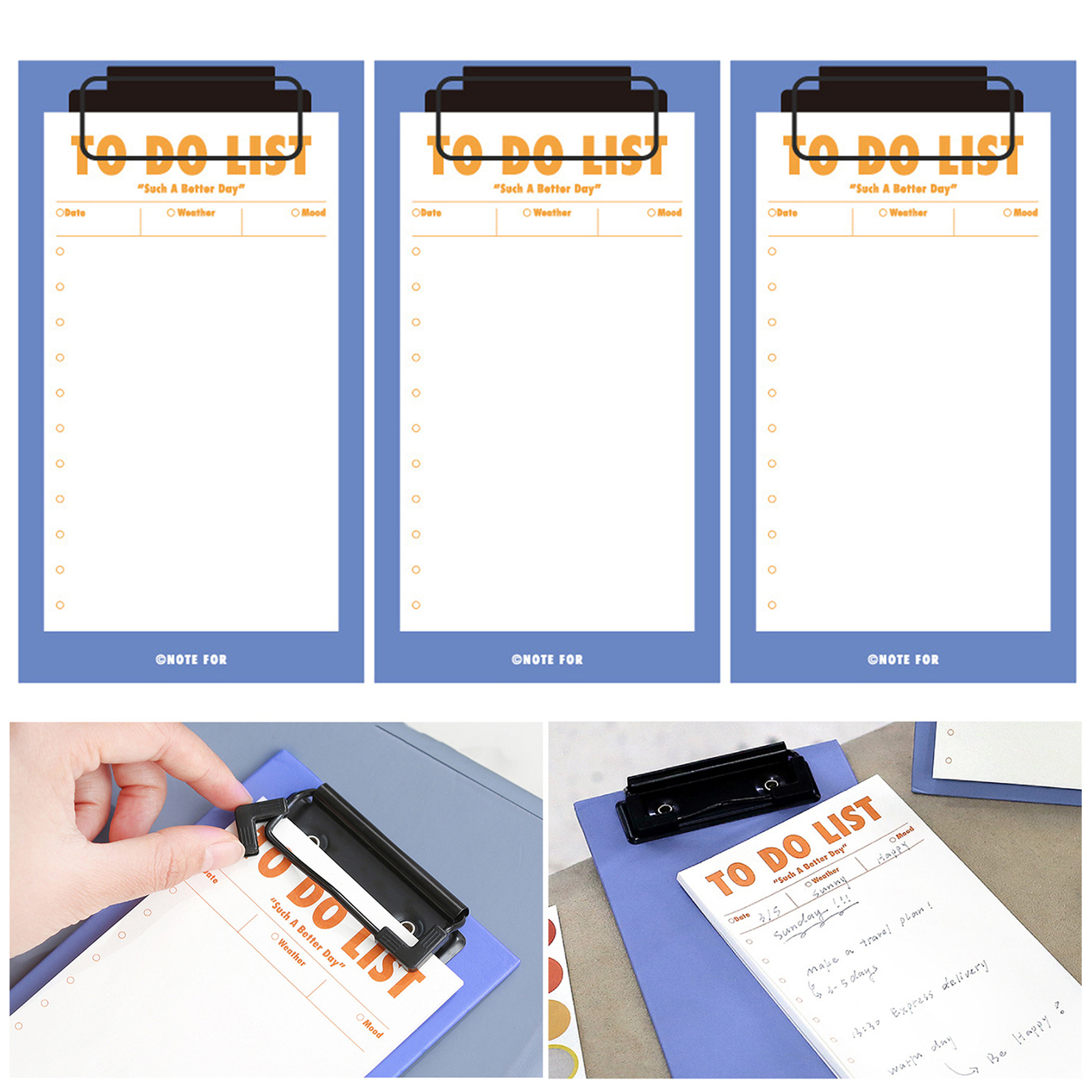 Clipboard Sticky Note Removable Self-discipline Clipboard Printing ...