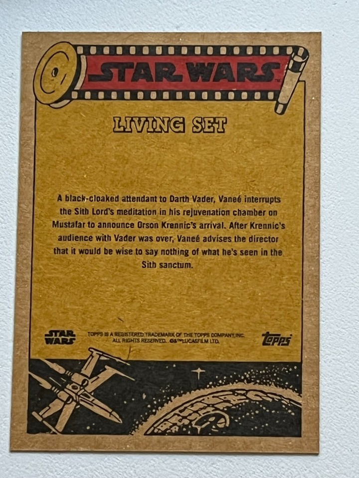 2022 Topps Star Wars Living Set #301 Vanee SP Card Rogue One A Star ...