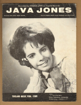 Java Jones 1960 DONNA LYNN Vintage Sheet Music Q17 | eBay