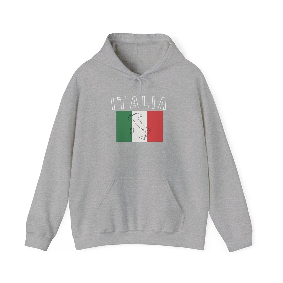 Italian Flag and Boot Hoodie, Unisex Italian Gift Sweater, Hooded ...