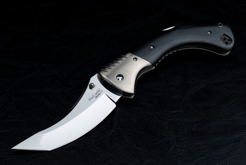 Cold Steel Custom Series Black Sable San Mai w/ Ti Bolsters BK Micarta ...