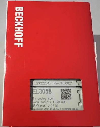 Beckhoff EL3058 PLC Module EL 3058 New In Box | eBay