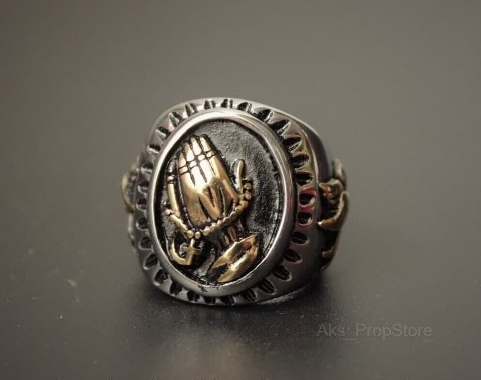 John Wick Ring Prayer Coin Continental Blood oath marker Cosplay prop ...