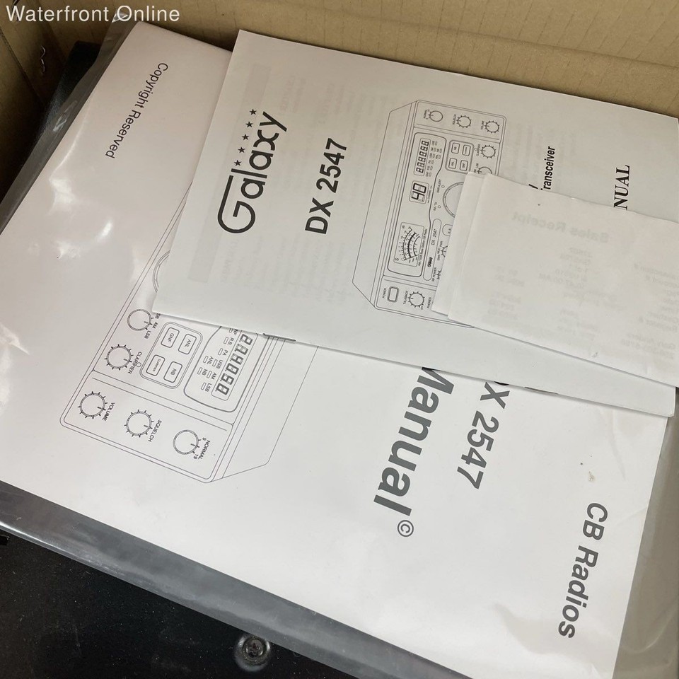 Galaxy DX2547 Deluxe 40 Channel CB Base Station AM SSB | eBay