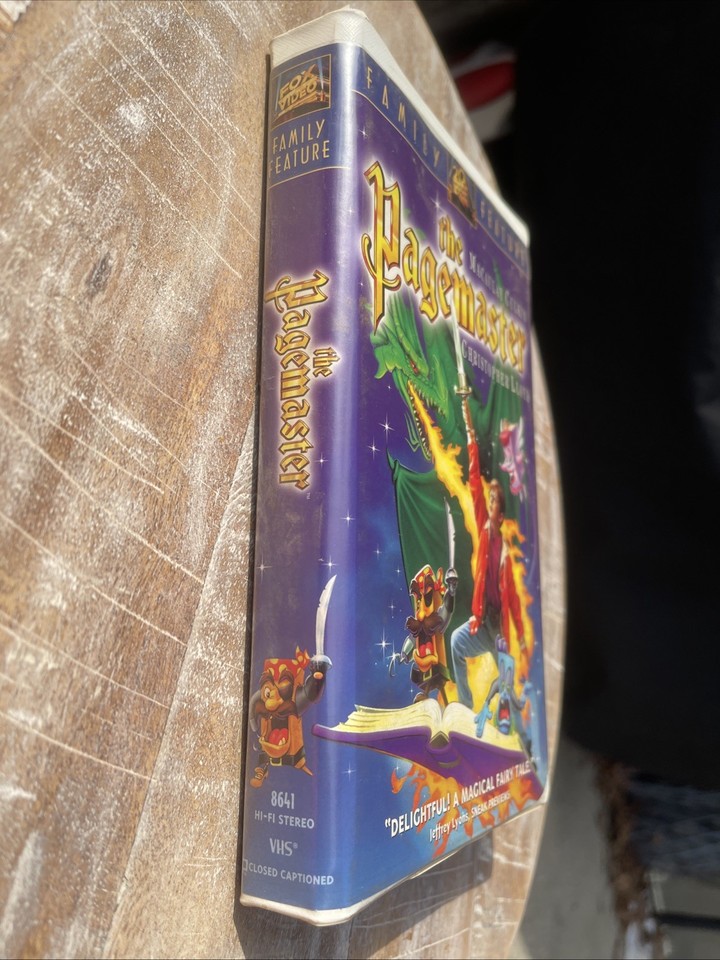 The Pagemaster 1995 VHS Clamshell Macaulay Culkin | eBay