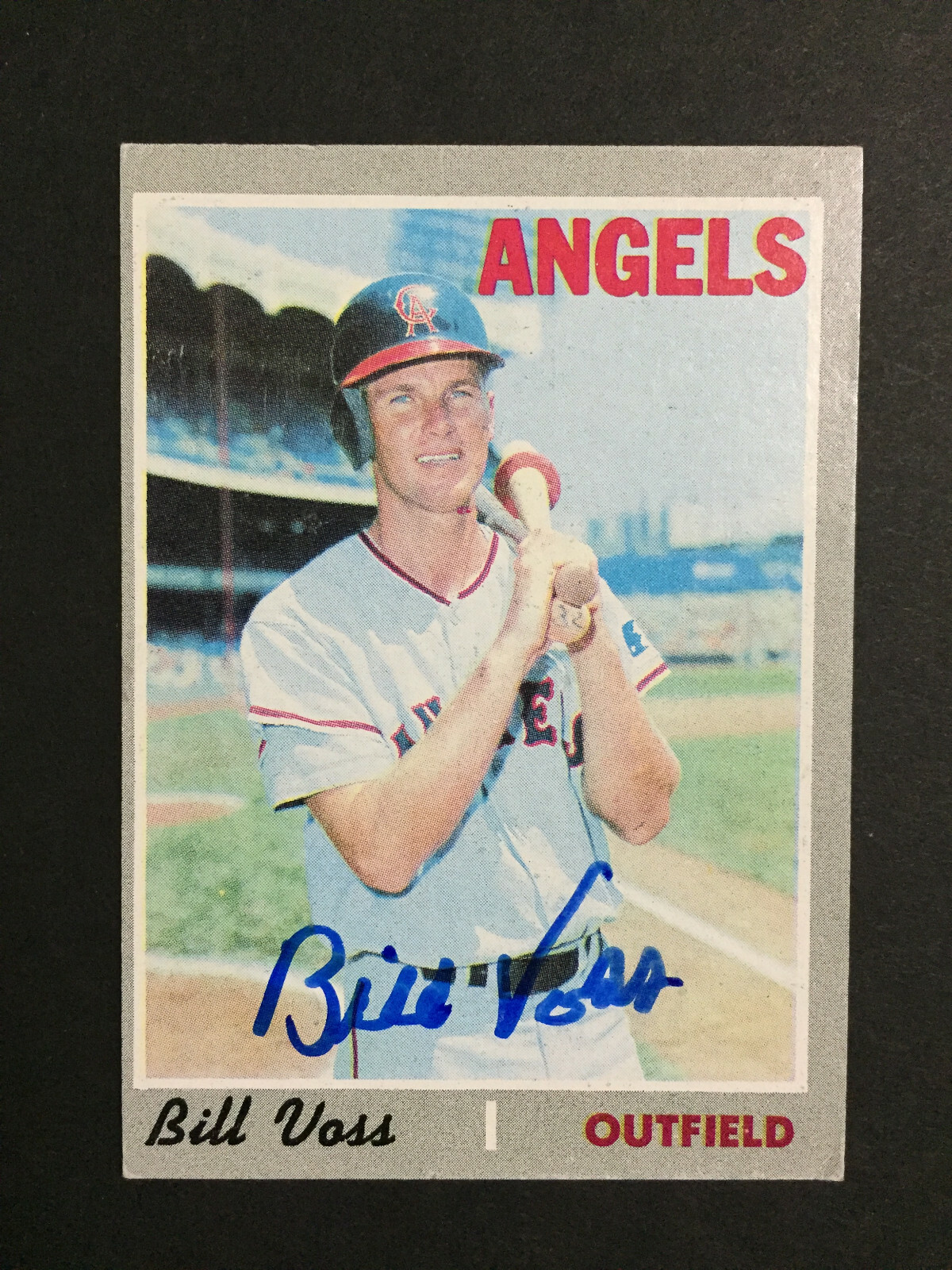 Bill Voss Angels signed 1970 Topps Baseball card #326 Auto Autograph 1 ...