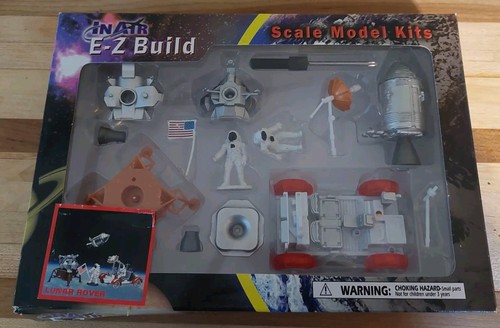 IN AIR E-Z BUILD SCALE MODEL KIT LUNAR ROVER MOON LANDING SET ...