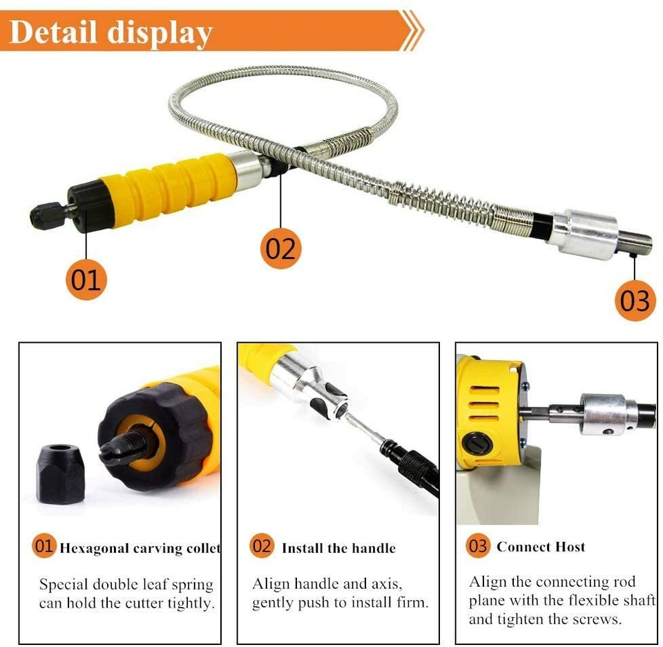 110V Electric Woodworking Carving Machine Woodcut Power Tool w/ 5 ...