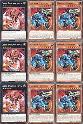 3 Sets Cyber Dragon Nova Fusion LEDD:2 Level +5 Machine Monsters ...