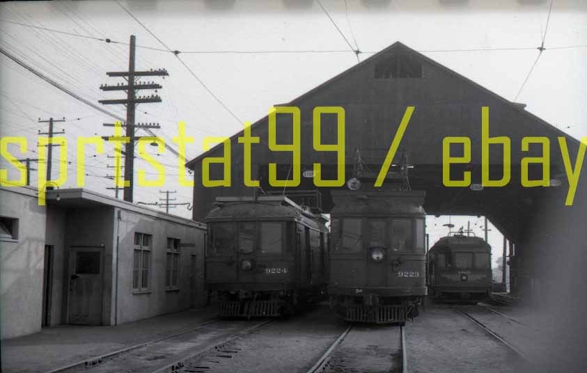 PE Pacific Electric Interurban Barn - Cars #9224 / #9223 - Vtg Railroad ...