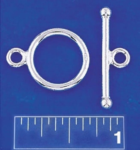 925 Sterling Silver Large Toggle Clasp 15mm Loop Jewelry Gifts | eBay