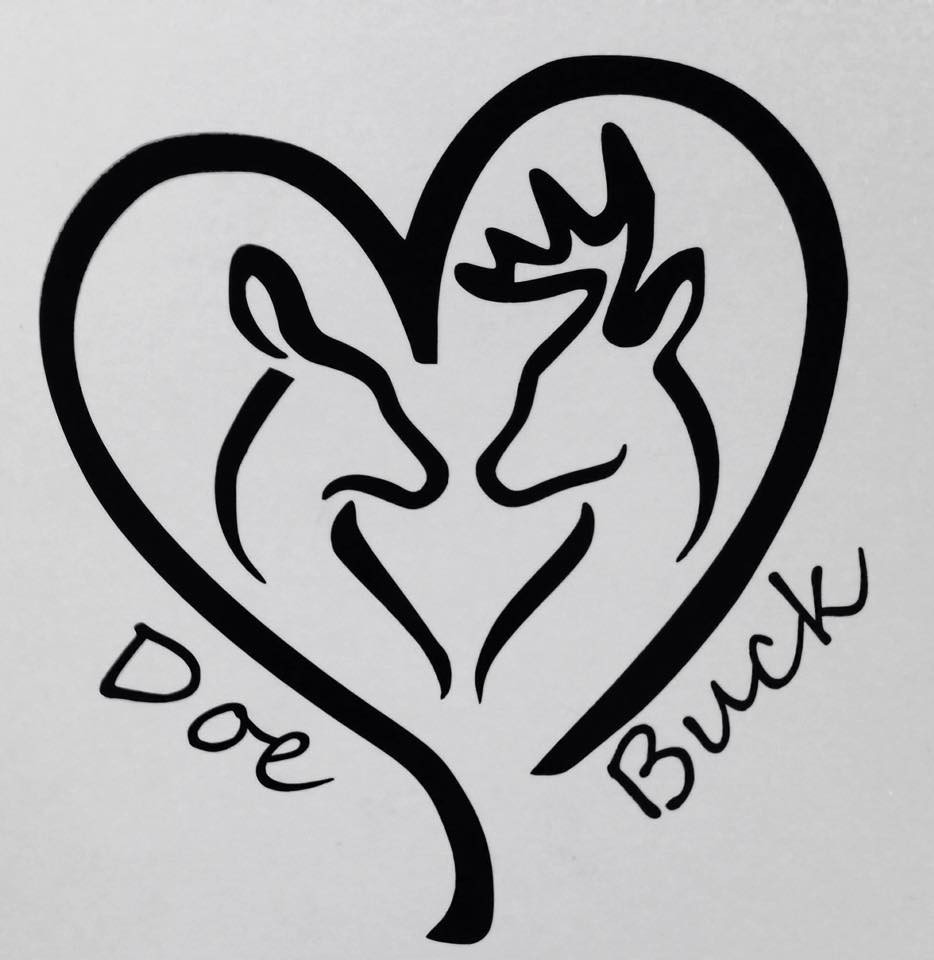 Buck And Doe Heart Tattoo