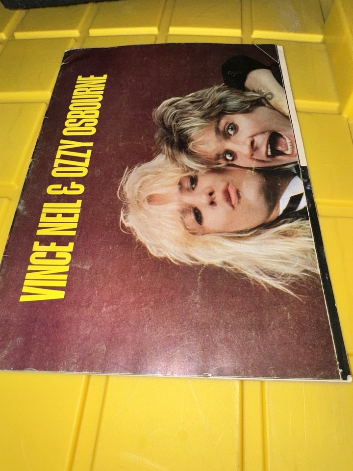 Faces of Rock Magazine | Mar 1990 ozzy | eBay