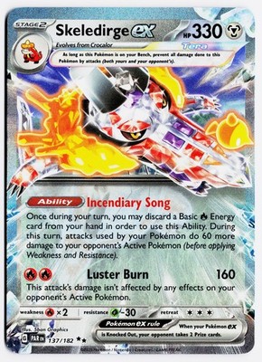 Skeledirge ex 137/182 Pokemon Sv04: Paradox Rift Double Rare Holo | eBay