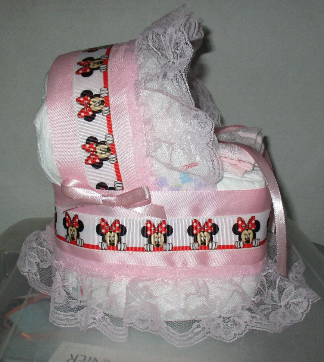 Minnie Mouse Diaper Cake