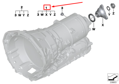 BMW Z4 G29 Output Flange Repair Kit 8743414 24008743414 NEW GENUINE | eBay