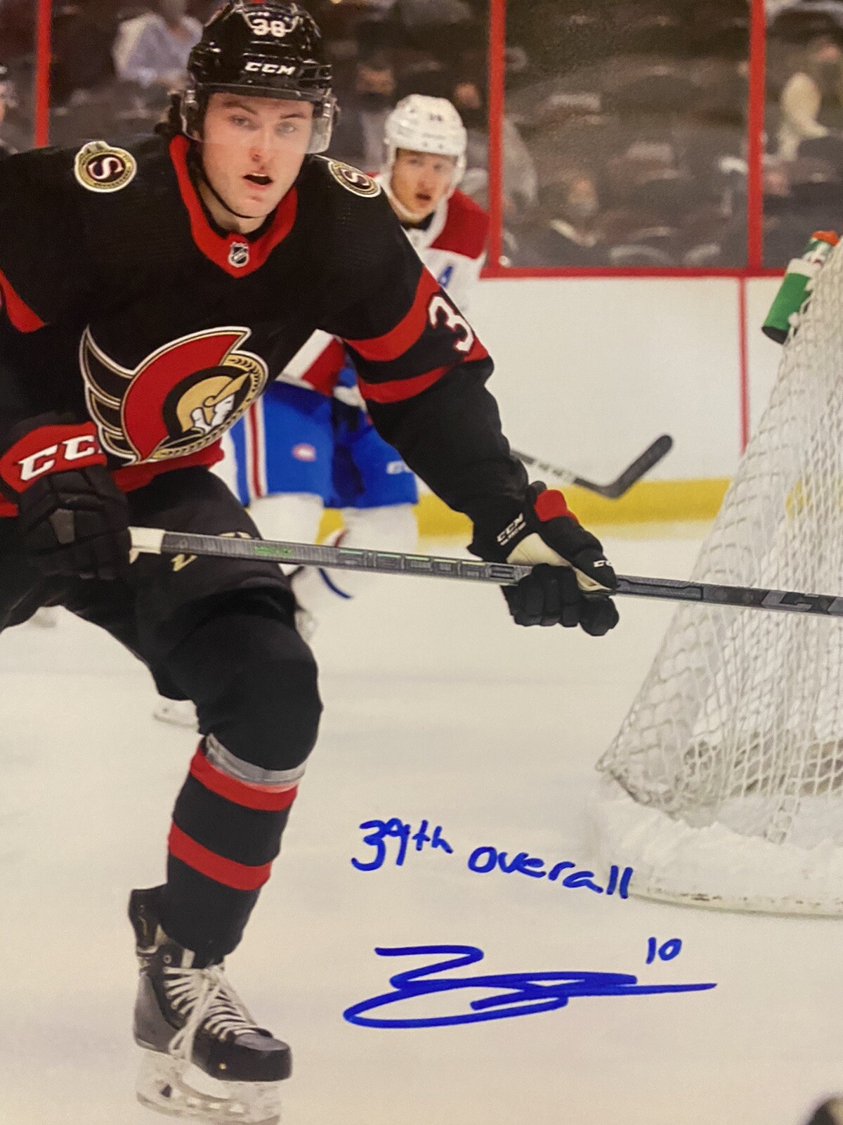 Zack Ostapchuk Signed 8x10 Photo! Ottawa Senators w/39th overall ...