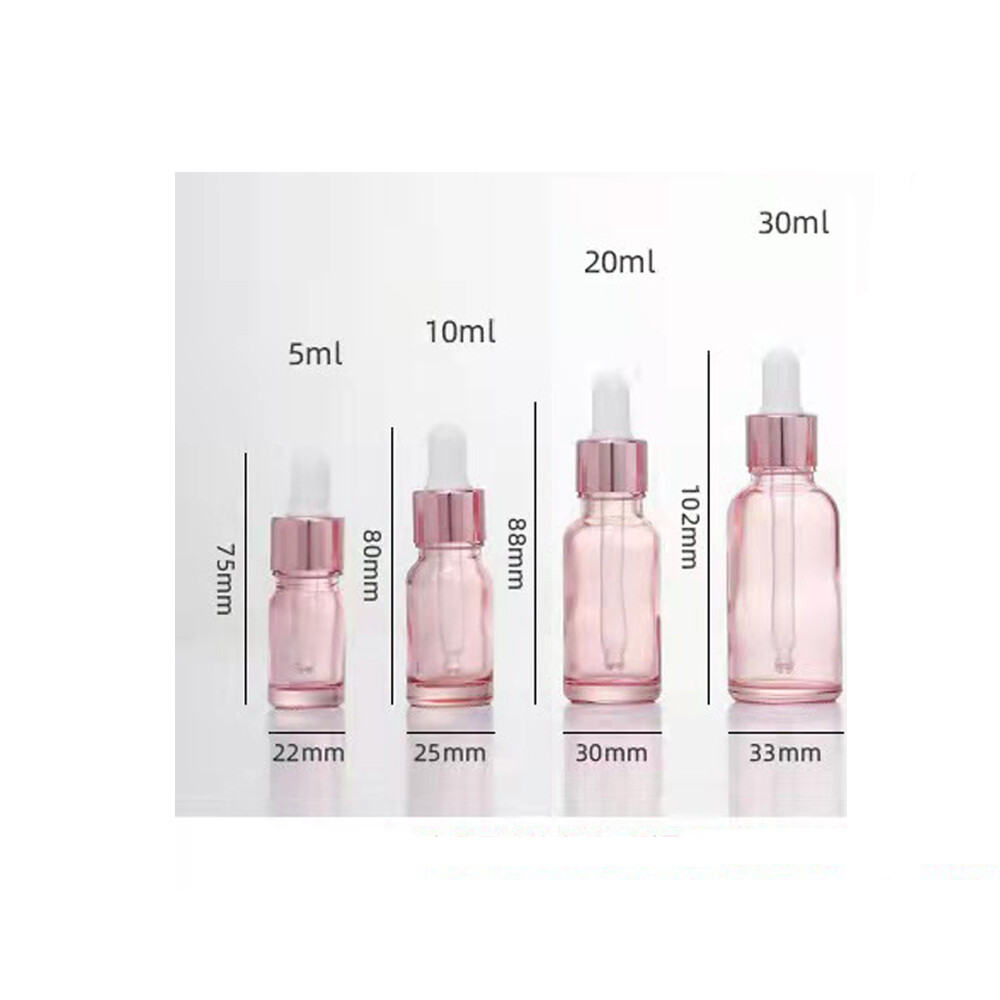Glass Empty Essential Oil Dropper Bottles Tincture Serum Clear Eye Pipette Drop~ | eBay