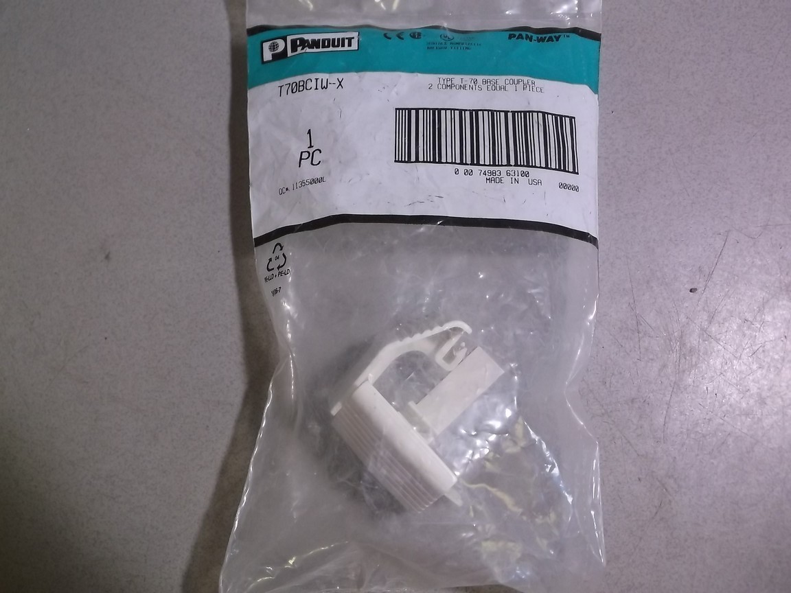 NEW Panduit T70BCIW-X Base Coupler *FREE SHIPPING* | eBay