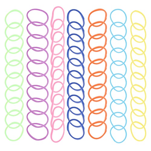 500 Pcs Pet Rubber Band Small Bands Colorful Elastic Hair Ties ...