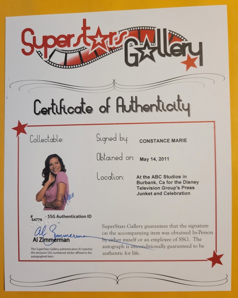 CONSTANCE MARIE AUTOGRAPHED 8X10 PHOTO (SN.AN) | eBay