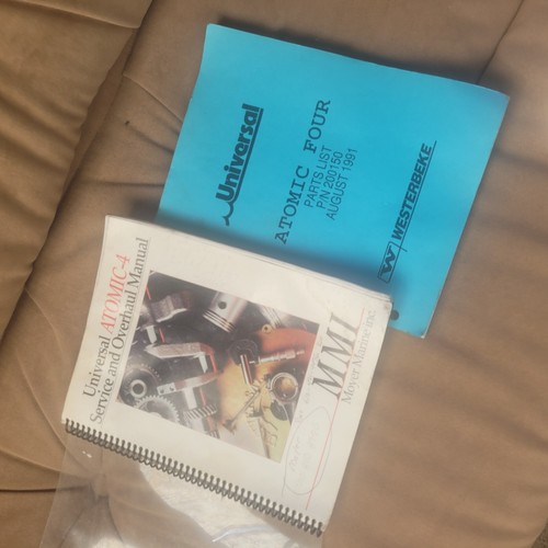 Atomic 4 Engine Service Manual AND Parts List LOT Moyer Marine ...