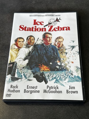 ICE STATION ZEBRA DVD Rock Hudson Ernest Borgnine Patrick McGoohan Zone ...