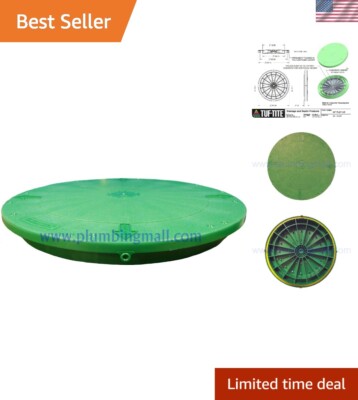 24" Heavy Duty Green Riser Lid – Durable, Watertight Seal for Septic ...
