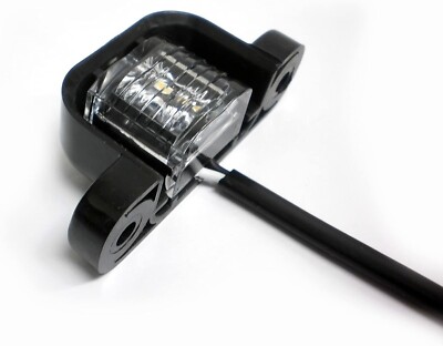 Black Base License Lamp Horizontal Plane Mount (L11-WB00-1) | eBay