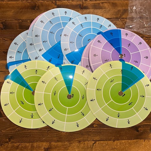 Fraction Learning Wheels Math's Resource for Teaching Students ...
