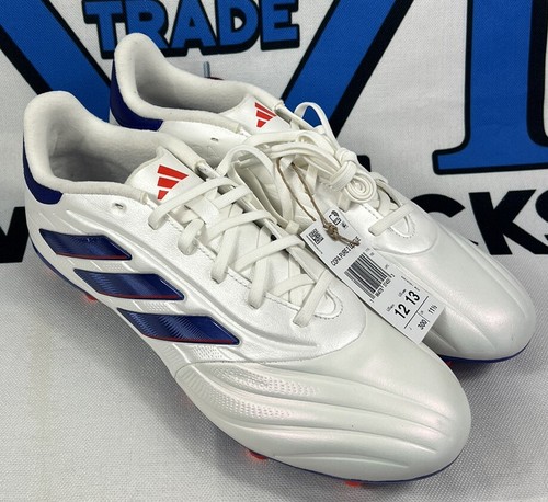 Size 12 Adidas Copa Pure 2 League FG IG6408 White blue Soccer Cleats ...