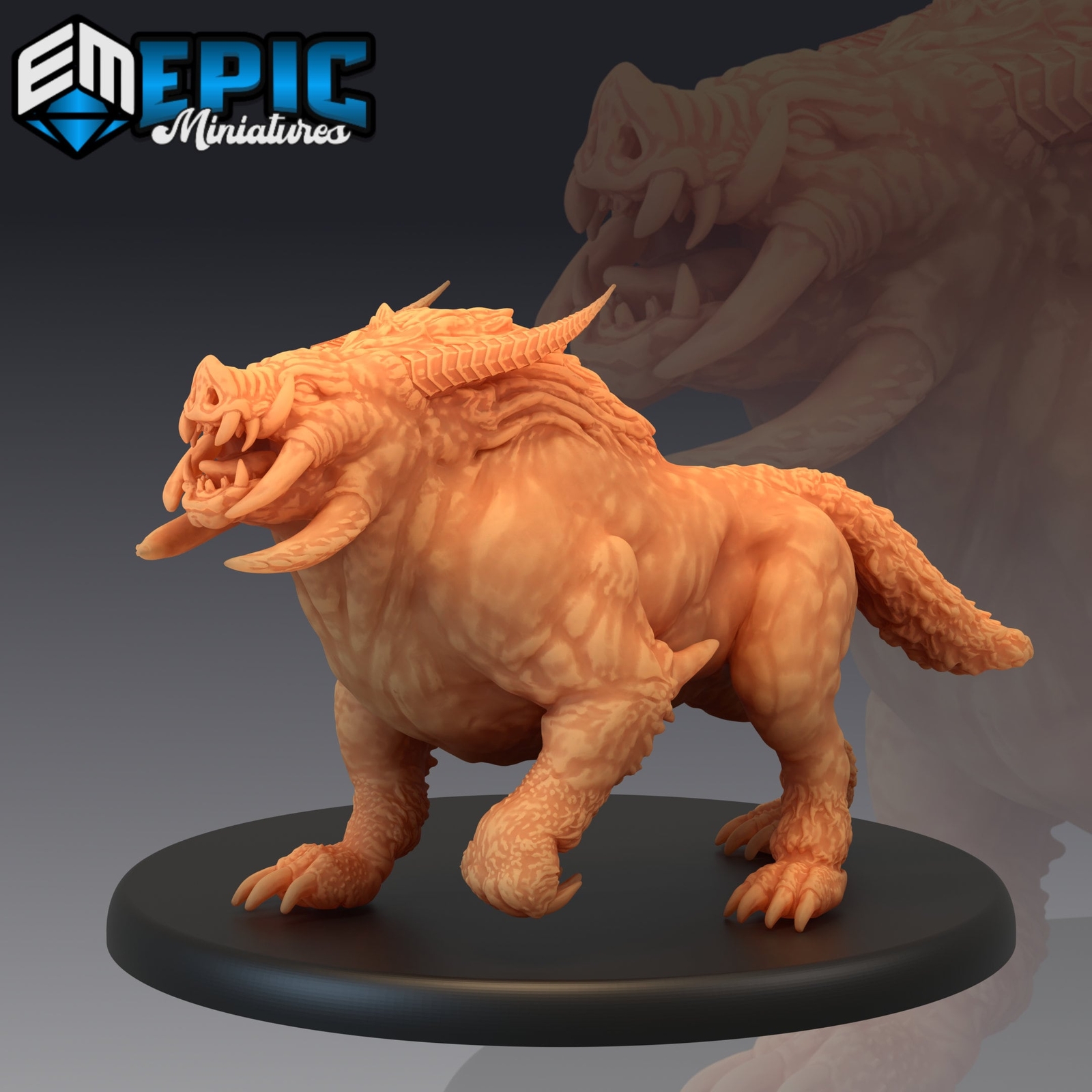 Artic Boar | DnD Miniatures | Tabletop Gaming Miniature | Fantasy-War ...